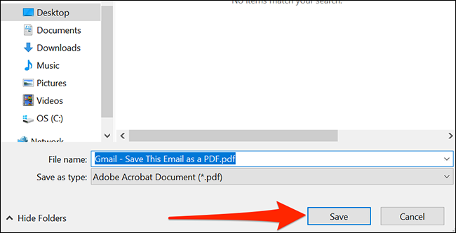 如何在 Gmail 中将电子邮件另存为 PDF - TobMac