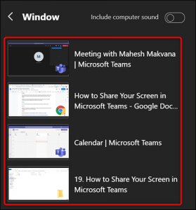 如何在 Microsoft Teams 中共享您的屏幕 - TobMac