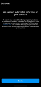 如何修复Instagram上的“可疑自动化行为”消息？ - TobMac