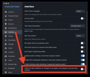 如何在发布时停止 Steam 弹出广告 - TobMac