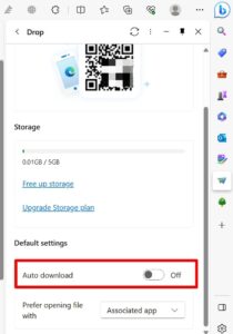 如何使用 Microsoft Edge Drop 传输文件 - TobMac