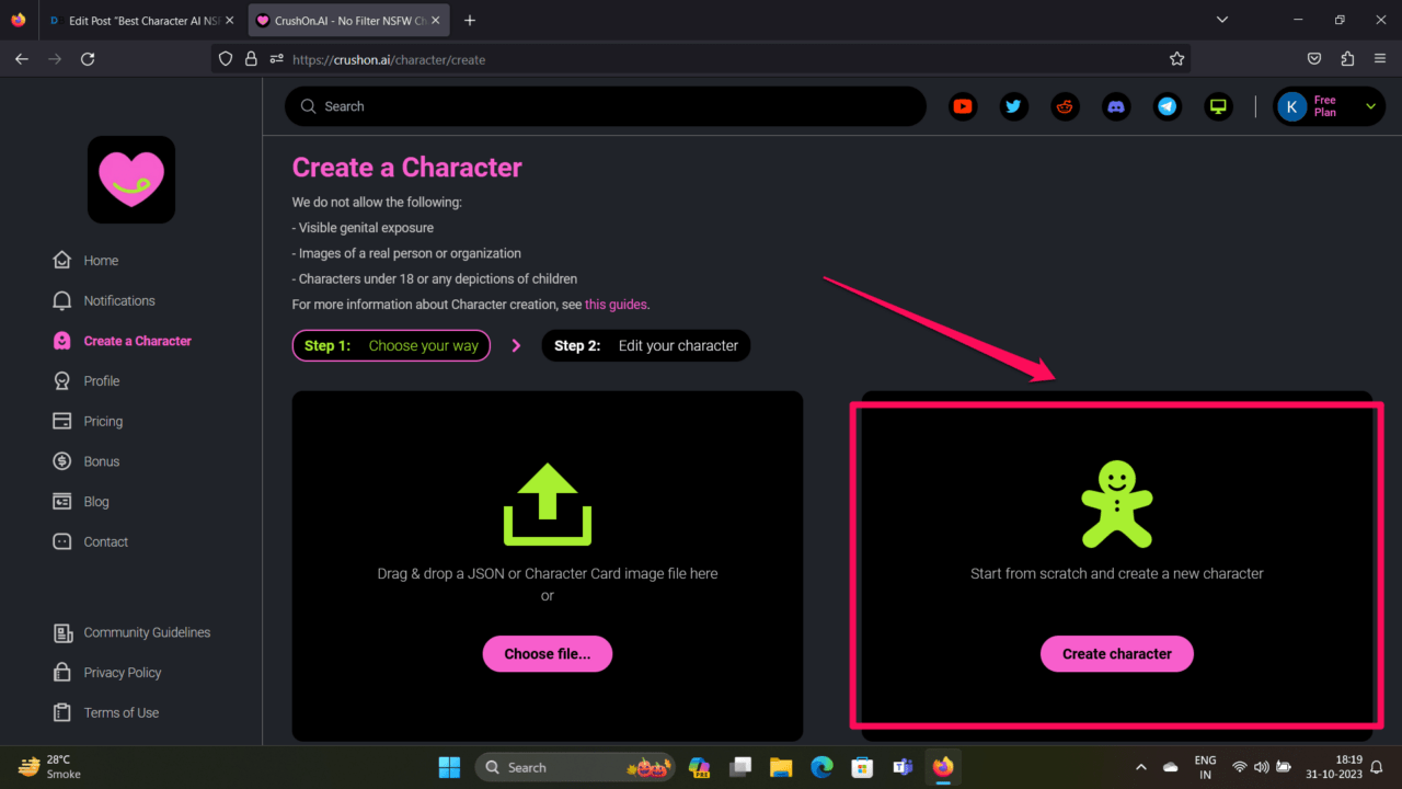 6 种最佳 Character.AI NSFW 替代品 - TobMac