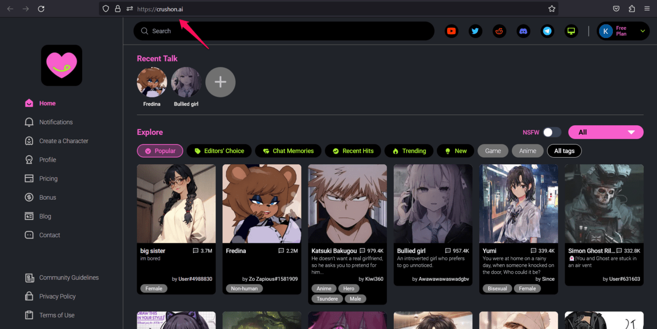 6 种最佳 Character.AI NSFW 替代品 - TobMac