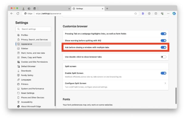 如何在关闭 Chrome、Edge、Brave 中带有多个选项卡的窗口之前进行确认 - TobMac